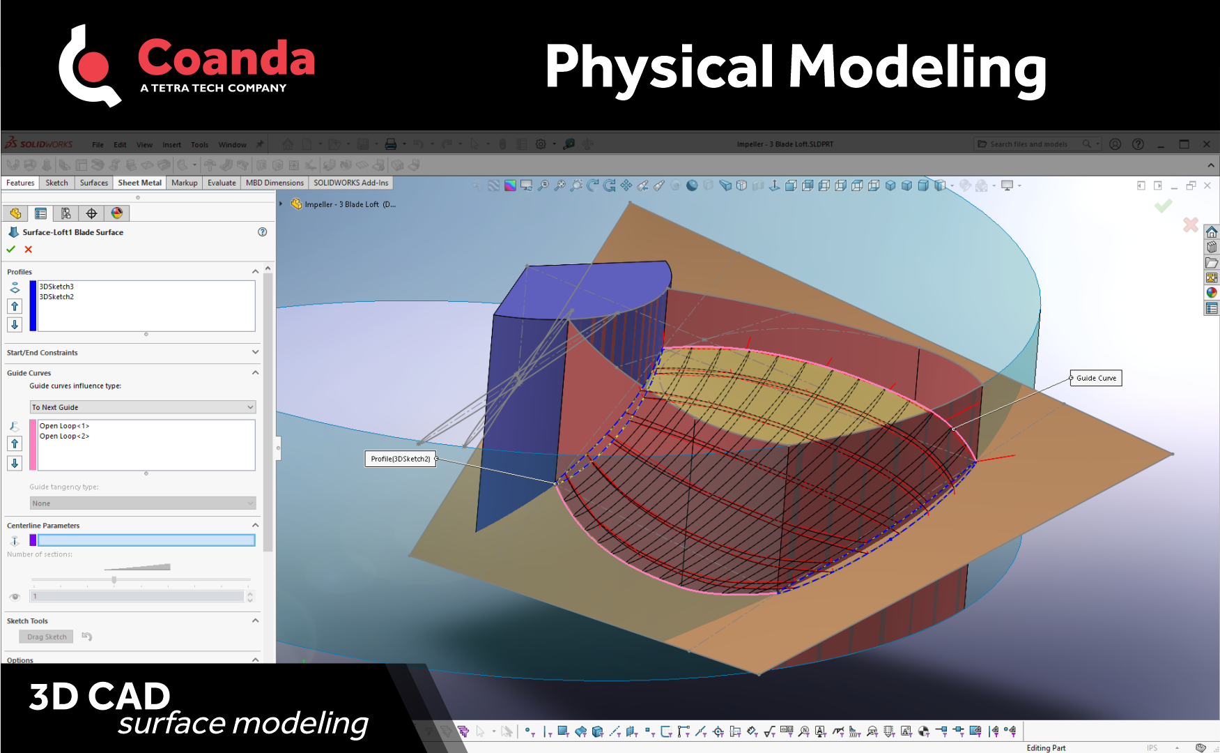 3D CAD Surface Modeling - Coanda Research & Development